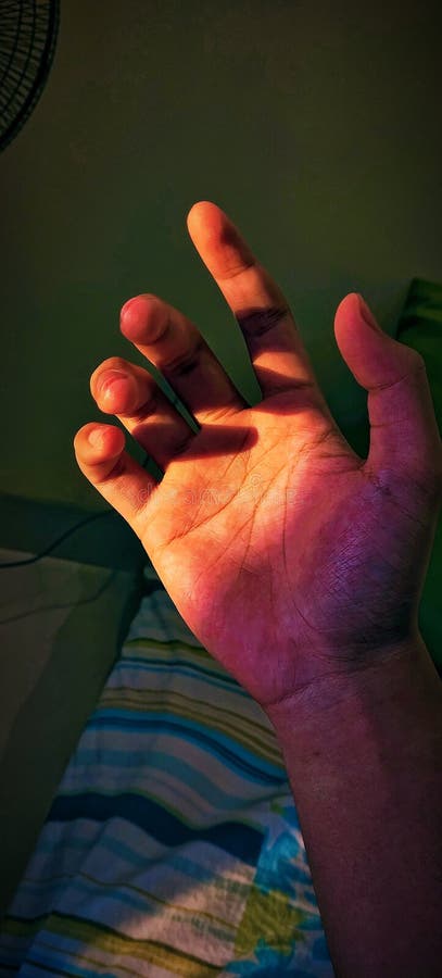 Shiny hand on room stock image. Image of mouth, finger - 227623625