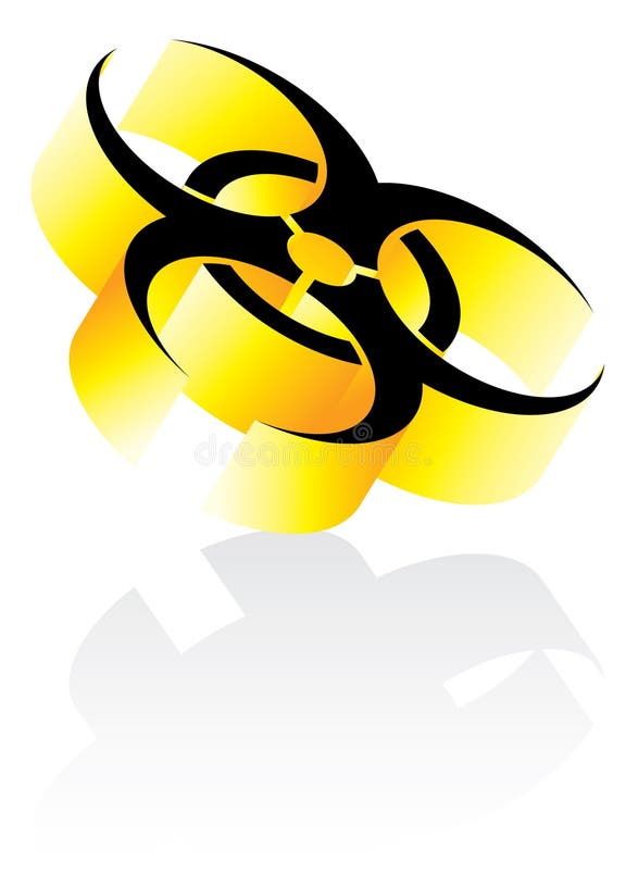 Shiny Hazard 3d Icon stock vector. Illustration of beware - 14554966