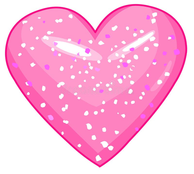 Shiny_heart stock vector. Illustration of shape, heart - 7741647