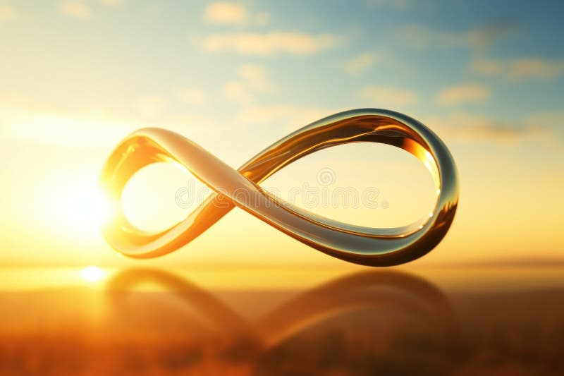 The Infinity Sign.Rice and Coffee. Stock Photo - Image of mystery ...