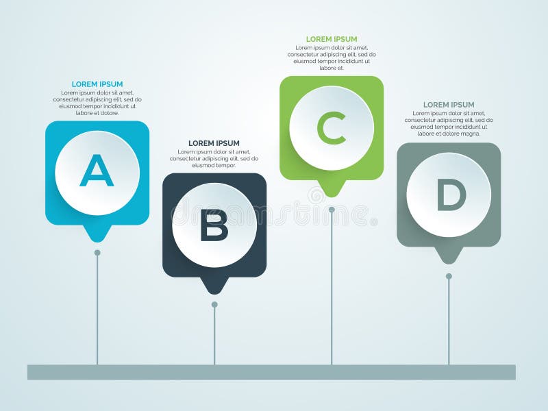 Shiny Infographic Elements for Business. Stock Illustration ...