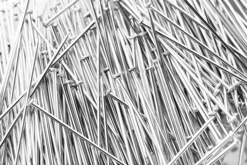 Shiny iron nails stock image. Image of carpentry, abstract - 53786859