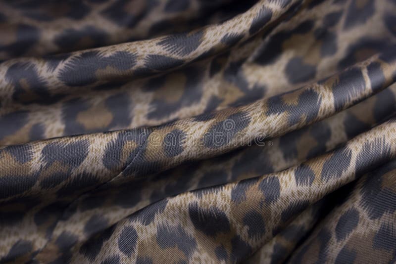 Shiny leopard fabric cloth stock photo. Image of leopard - 87638622