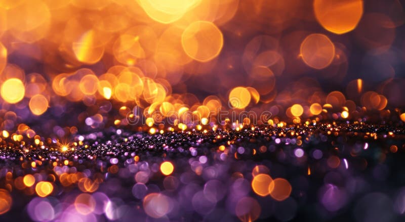 Shiny Light Background of Bokeh Reflections and Glitter Stock Photo ...