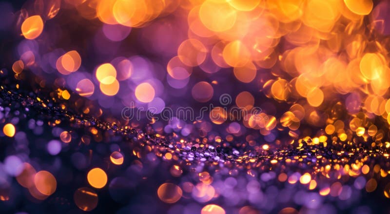 Shiny Light Background of Bokeh Reflections and Glitter Stock Image ...