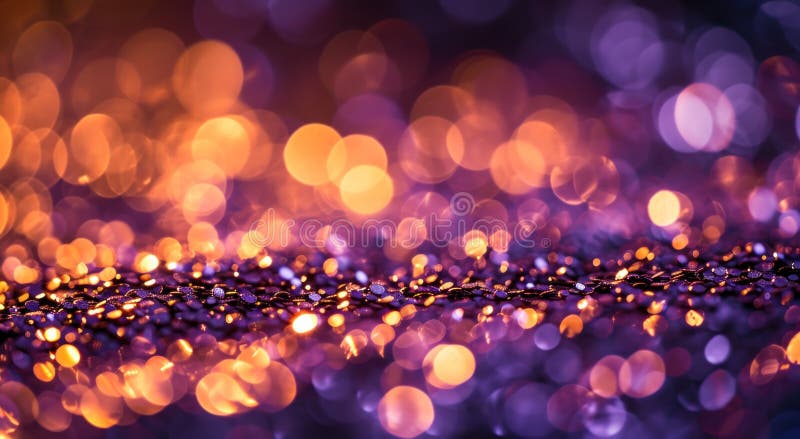 Shiny Light Background of Bokeh Reflections and Glitter Stock Image ...