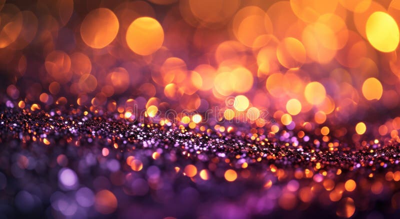 Shiny Light Background of Bokeh Reflections and Glitter Stock ...