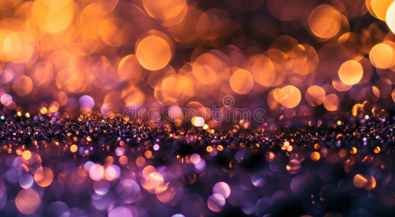 Shiny Light Background of Bokeh Reflections and Glitter Stock Photo ...