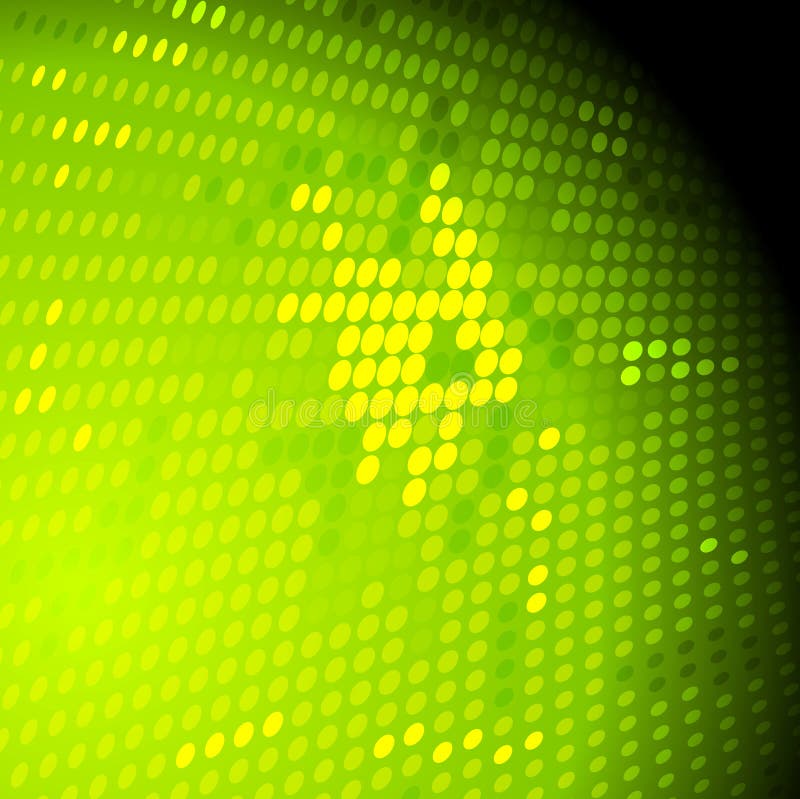 Shiny Light Halftone Green Abstract Background Stock Vector ...