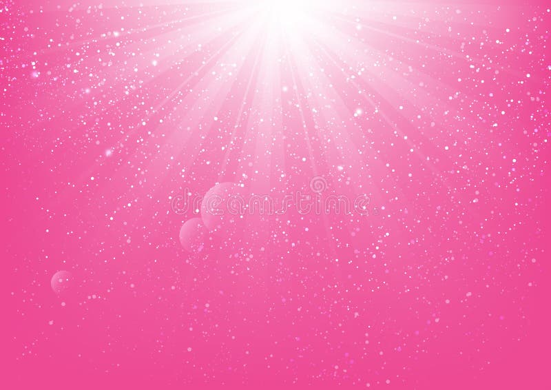 Shiny Light on Pink Background Stock Vector - Illustration of abstract ...