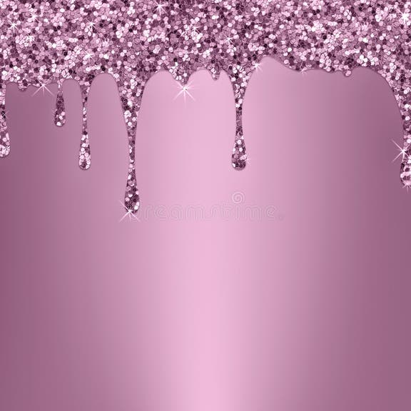 Shiny Lights Background. Dripping Glitter Texture Stock Illustration ...