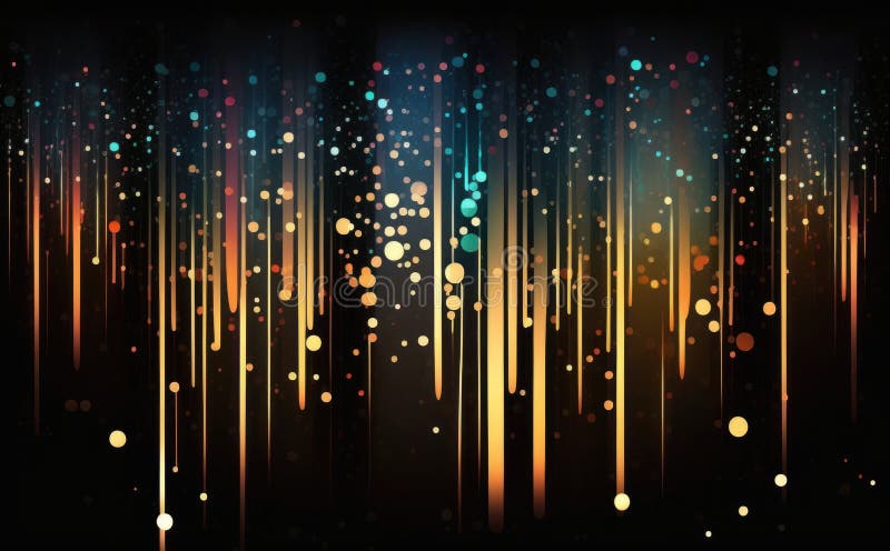 Shiny Lights Background. Dripping Glitter Texture Stock Illustration ...