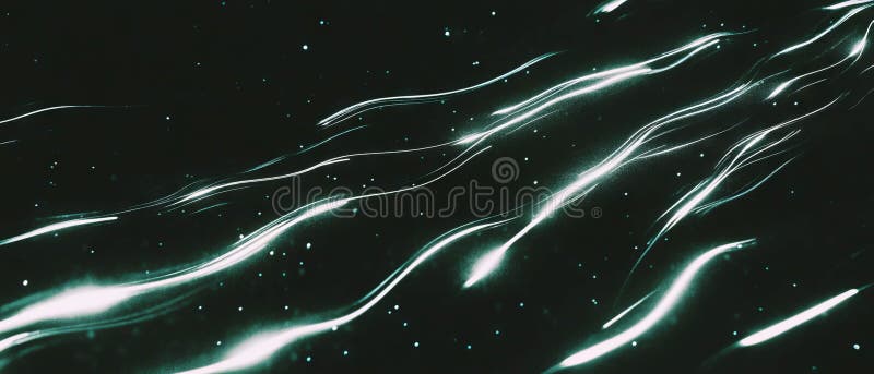 Shiny Line Texture Overlay with Reflections on a Black Background ...