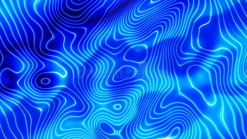 Shiny Liquid Line Glowing. Glowing Shiny Line Wave Abstract Background ...