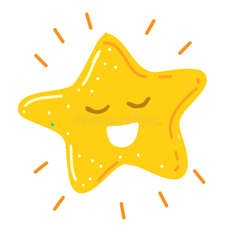 Happy star cartoon stock vector. Illustration of representing - 55697710