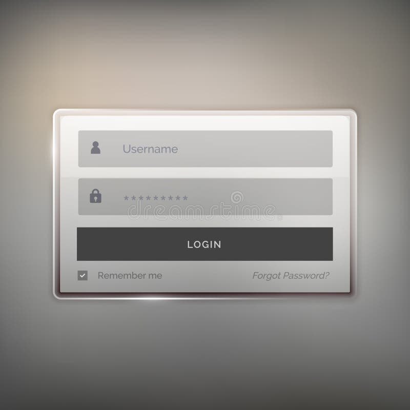 Shiny Login User Interface Design for Website and Application Stock ... Shiny Login User Interface Design for Website and Application Stock ...