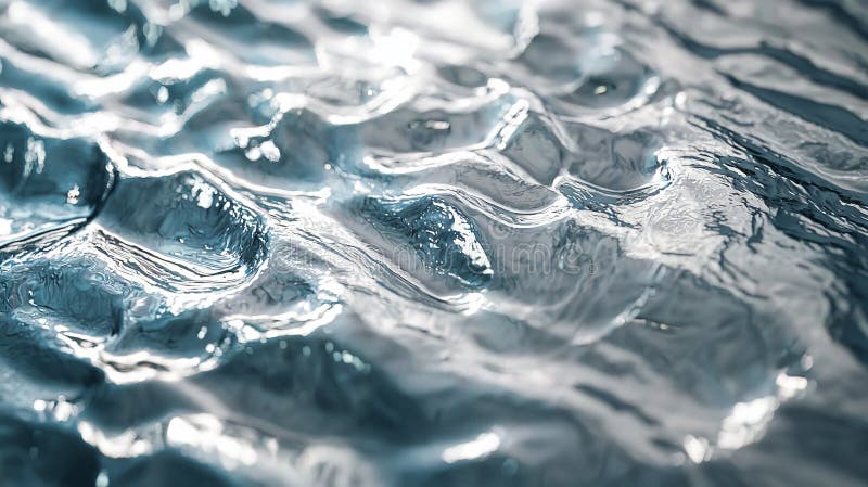 Shiny and Lustrous Metal Pattern Texture, Silky Liquid Chrome Waves on ...