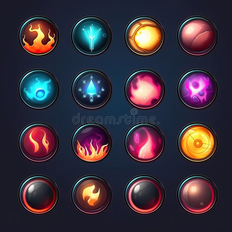 Realistic Magic Sphere Game Ai Generated Stock Image - Image of ...