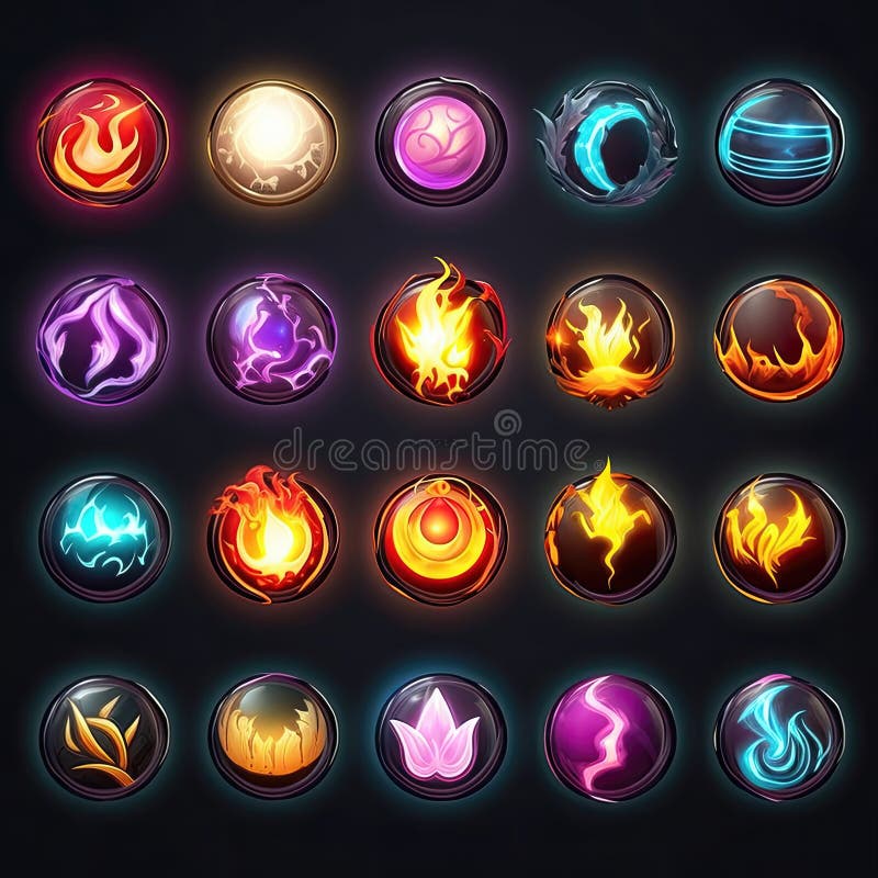 Realistic Magic Sphere Game Ai Generated Stock Image - Image of ...