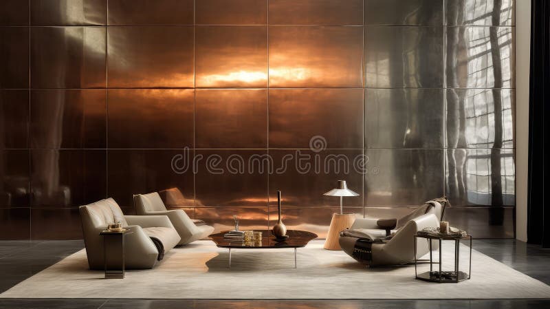 Shiny material wall stock photo. Image of room, artistic - 369776408