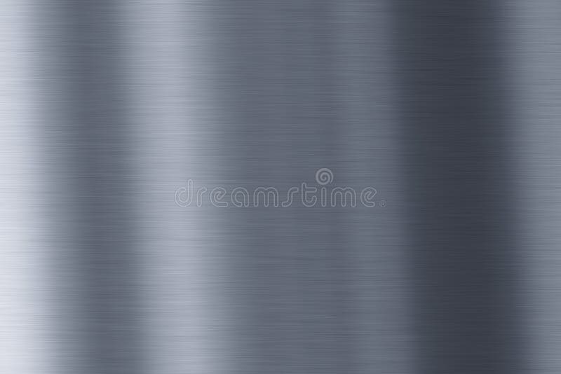Shiny Brushed Metal Background Texture. Polished Metallic Steel Plate ...