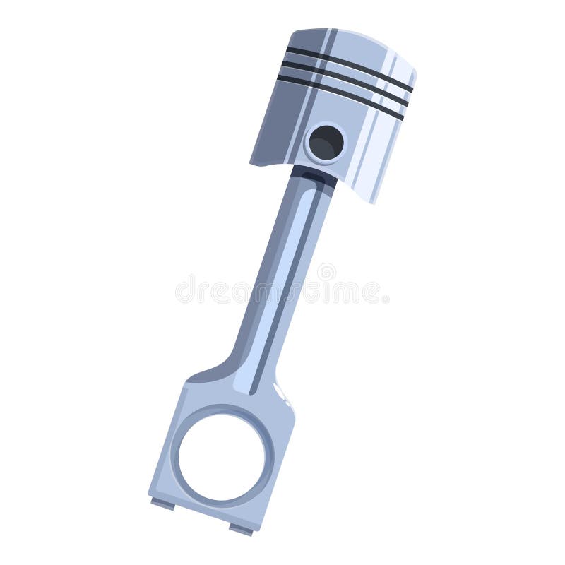 Shiny Metal Piston Engine Part Converting Energy Stock Vector ...