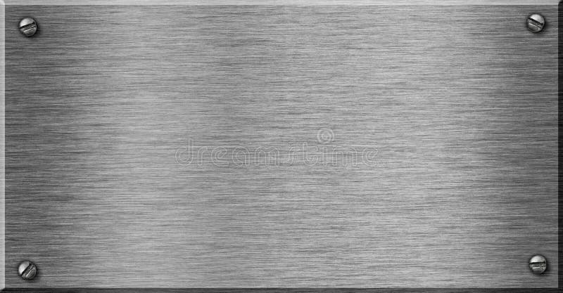 Shiny Metal Plate Background Stock Image - Image of background, metal ...