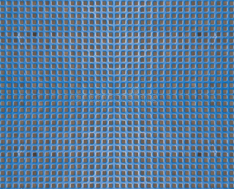 Shiny Metal Squares on the Blue Background Stock Image - Image of ...