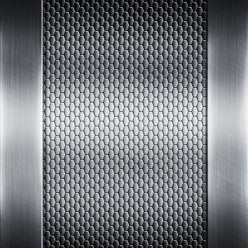 Shiny metal texture stock illustration. Illustration of plate - 65729970