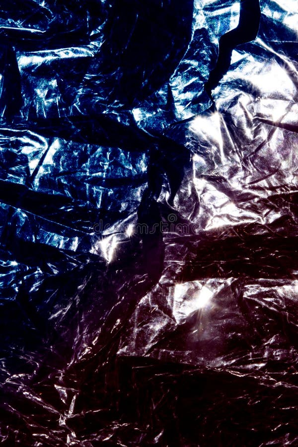 Shiny Metallic Blue and Purple Geometric Foil Background Stock Photo ...