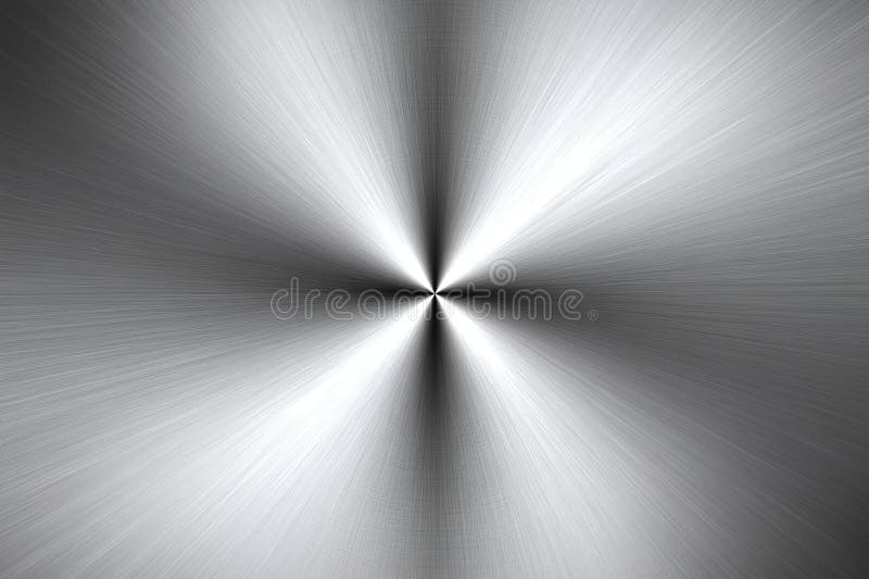 Shiny Metallic Brushed Steel Texture with Radial Gradient and ...