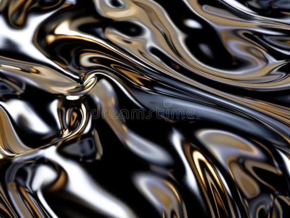 A Shiny, Metallic Fabric with a Shiny, Metallic Texture Stock Image ...