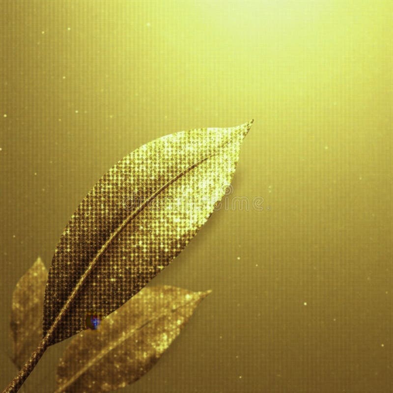Shiny Metallic Gold Leaf on a Subtle Gradient, Subtle, Background Stock ...