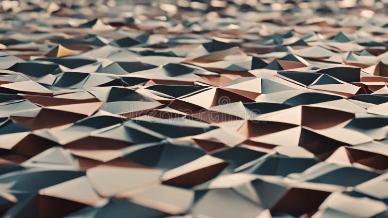 Shiny Metallic Objects Forms Mesmerizing Abstract Patterns, Dynamically ...