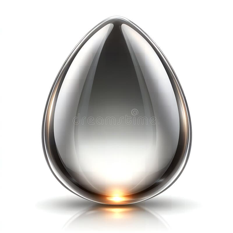 Shiny Metallic Silver Drop Abstract Background Design Element ...
