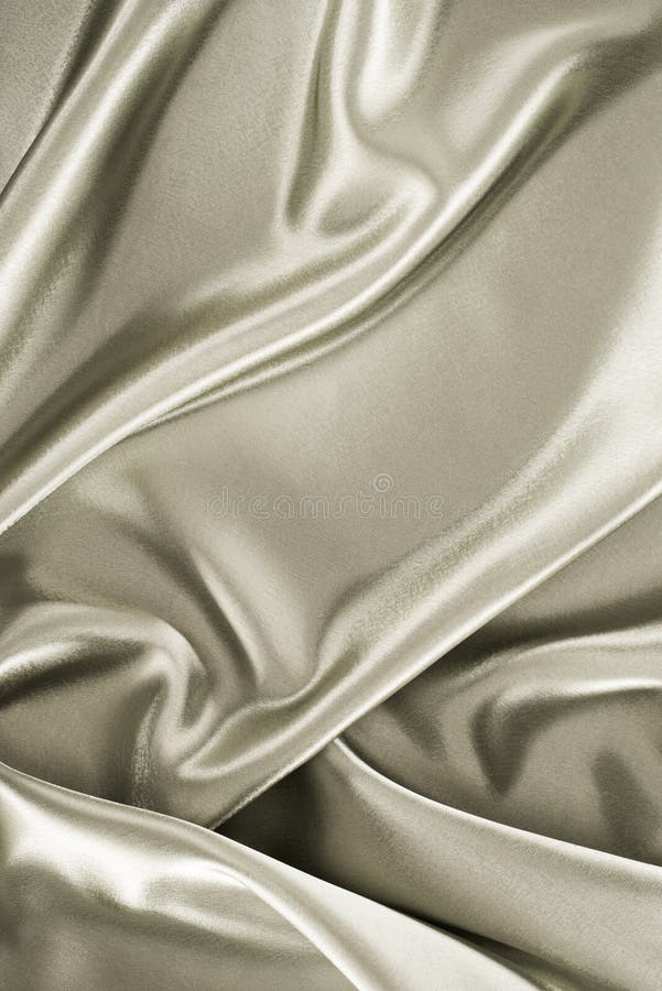 Metallic Silver Crumpled Satin Stock Image - Image of shiny, design ...