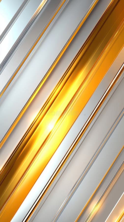 Shiny Metallic Stripes in Gold and Silver Create Modern Design Stock ...