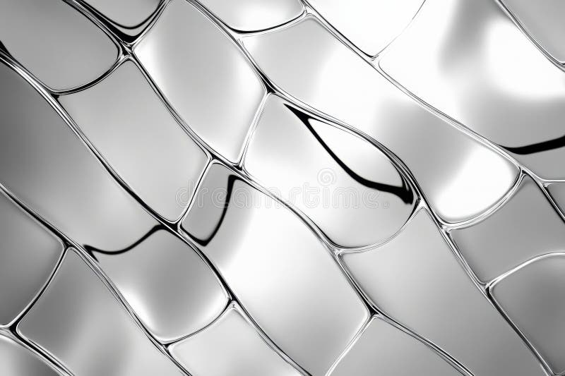 Shiny Metallic Texture with Abstract Patterns and Sharp Light ...