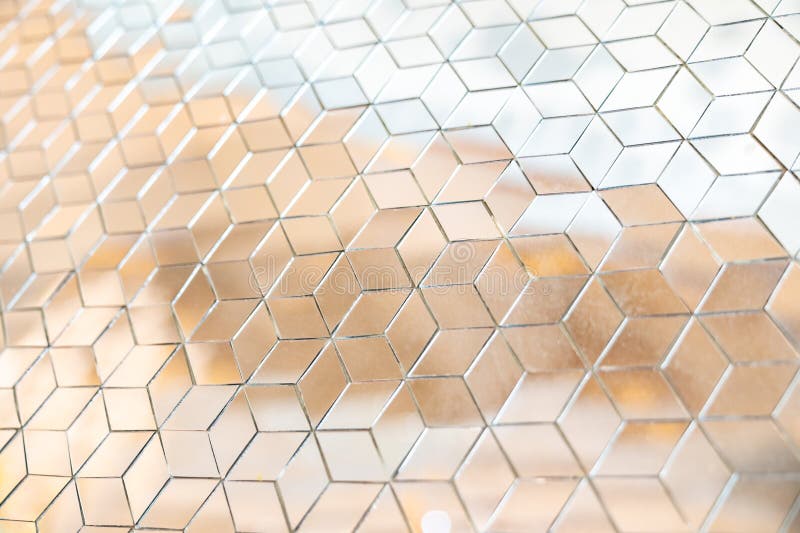 Shiny Mirror Cut in a Cube Shape for Decorating Wall and Floor, Laying ...