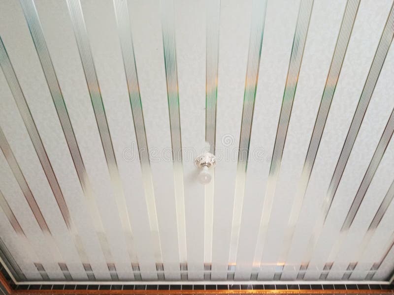 Shiny Modern Ceiling of an Office with Black and Silver Touch Stock ...