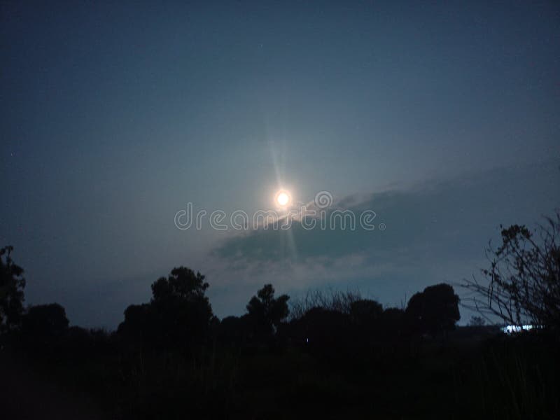 The shiny moon stock image. Image of shiny, star, astronomy - 220876055