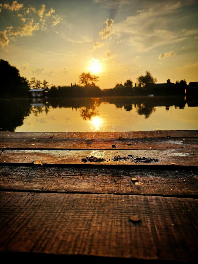 Shiny morning sun stock image. Image of sunlight, horizon - 224904873