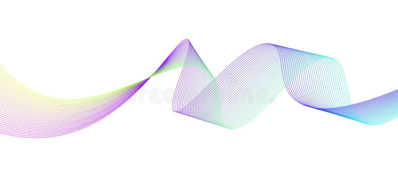 Shiny Moving Lines Design Element Stock Vector - Illustration of design ...