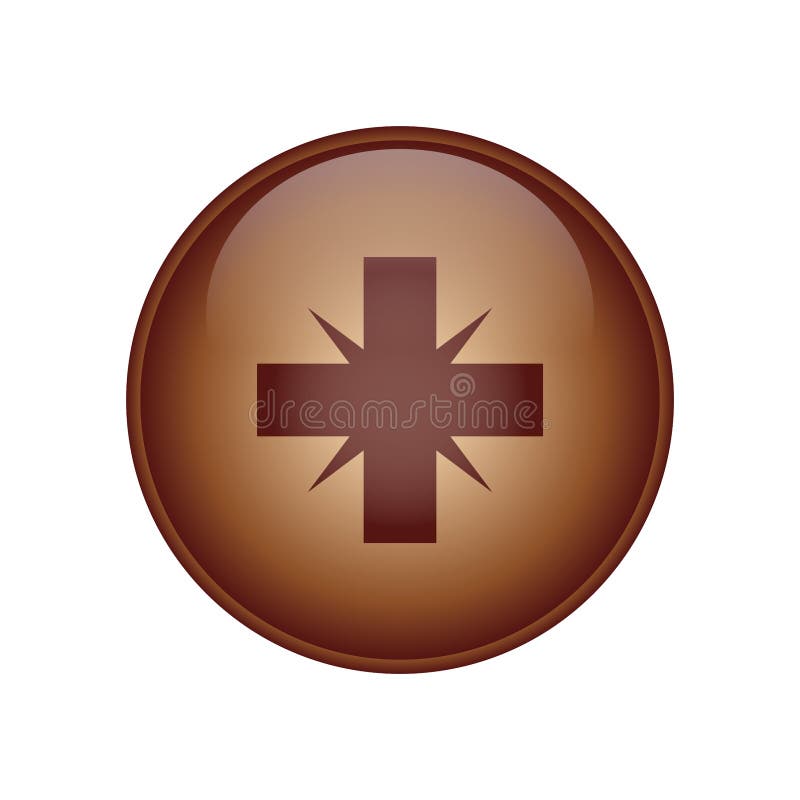 Shiny bolt head stock vector. Illustration of head, chrome - 259031384