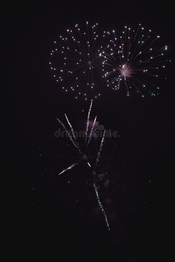 Shiny natural fireworks stock image. Image of display - 82023285