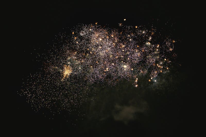 Shiny natural fireworks stock image. Image of gold, crazy - 82025997