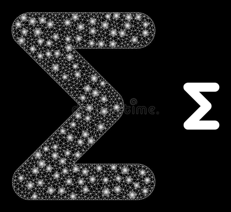 Shiny Net Sum with Light Spots Stock Vector - Illustration of ...