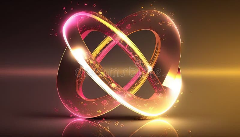 A Shiny Object with a Bright Light in the Middle of the Image and a ...