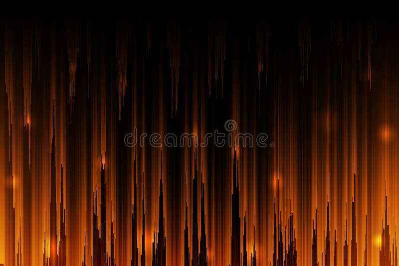 Shiny Orange Gradient Color Abstract Background Stock Illustration ...