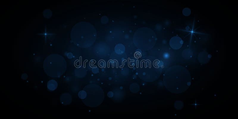 Shiny Particle Effect. Vector Sparkles on a Black Background Stock ...